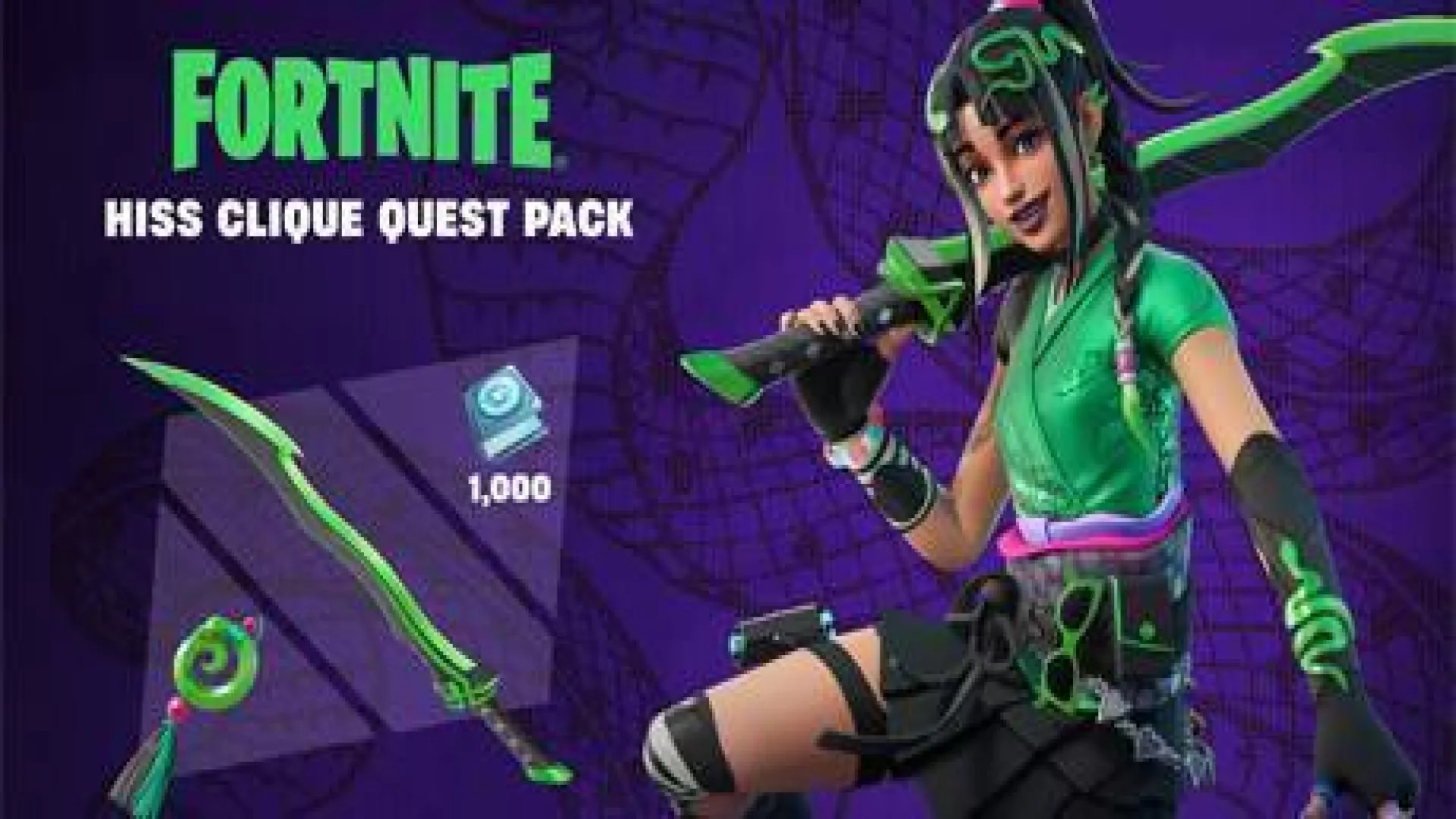 Comprar Fortnite Hiss Clique Quest Pack XBOX Key 🏷️ al mejor precio ...
