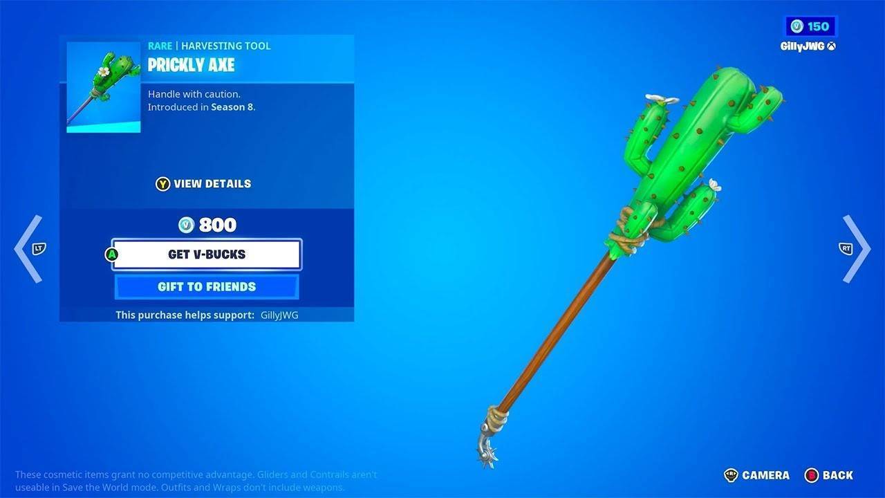 Gocdkeys | Comprar Fortnite Prickly Axe Pickaxe Key al mejor precio.