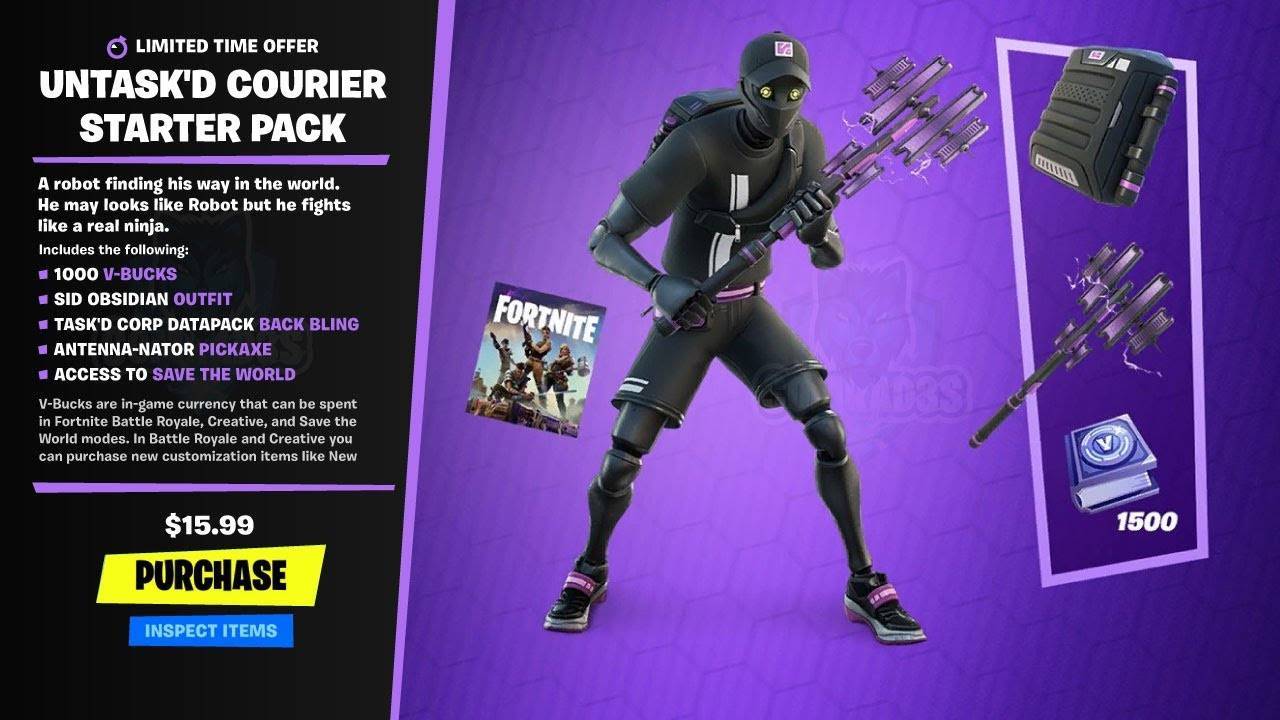 Gocdkeys | Comprar Fortnite Untaskd Courier Pack XBOX Key al mejor precio.